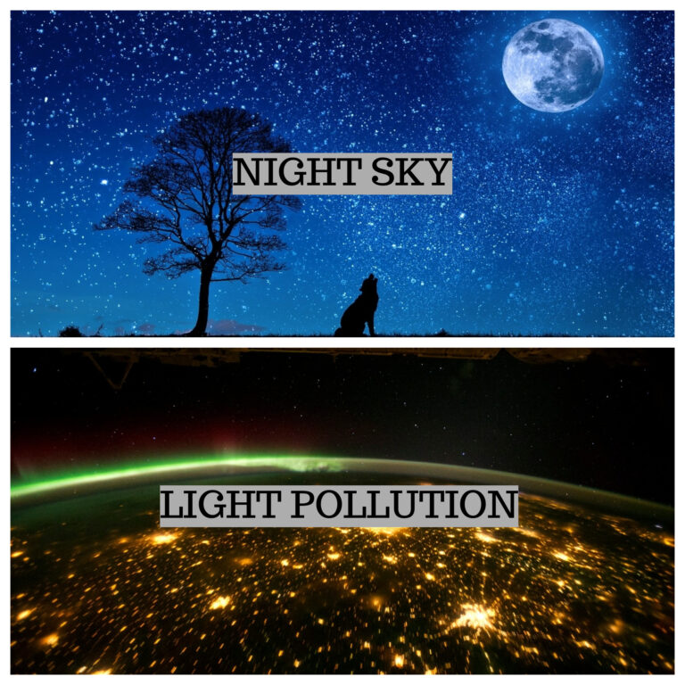 The Beautiful Night Sky In The Hands Of Light Pollution
